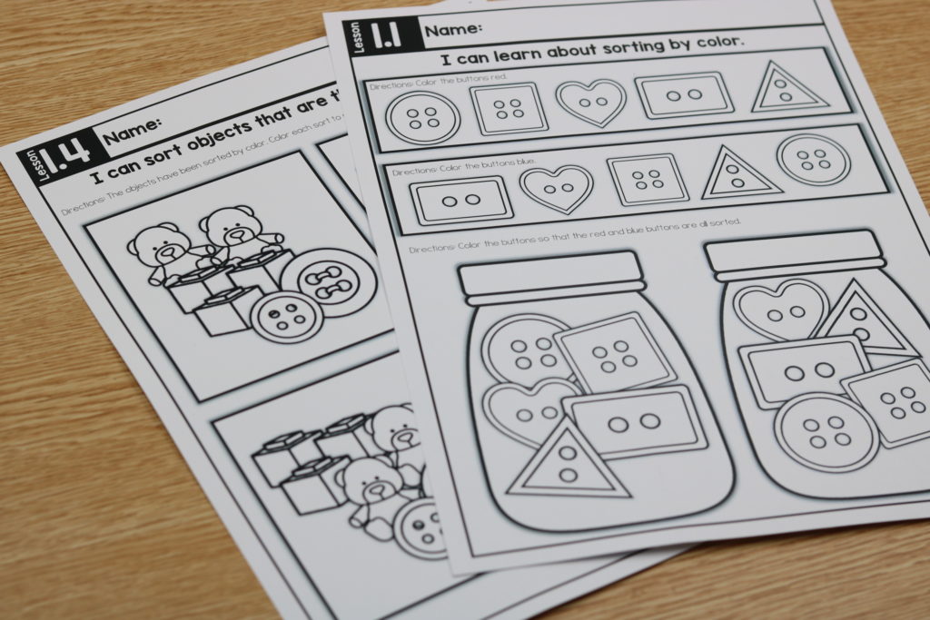 Pre K Math Lesson Plans